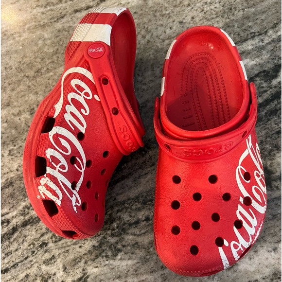 CROCS | Shoes | Official Coca Cola Crocs Size Mens 5womens 7 As Seen On ...